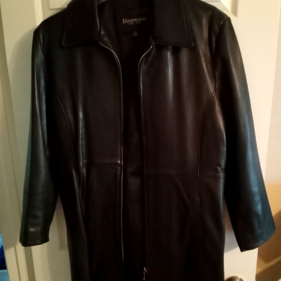 Dimension | Jackets & Coats | Leather Jacket | Poshmark
